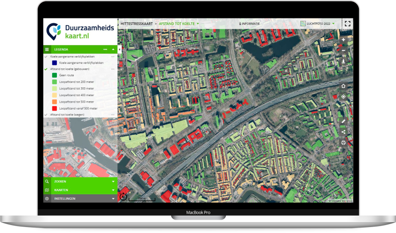 Hitte - Duurzaamheidskaart